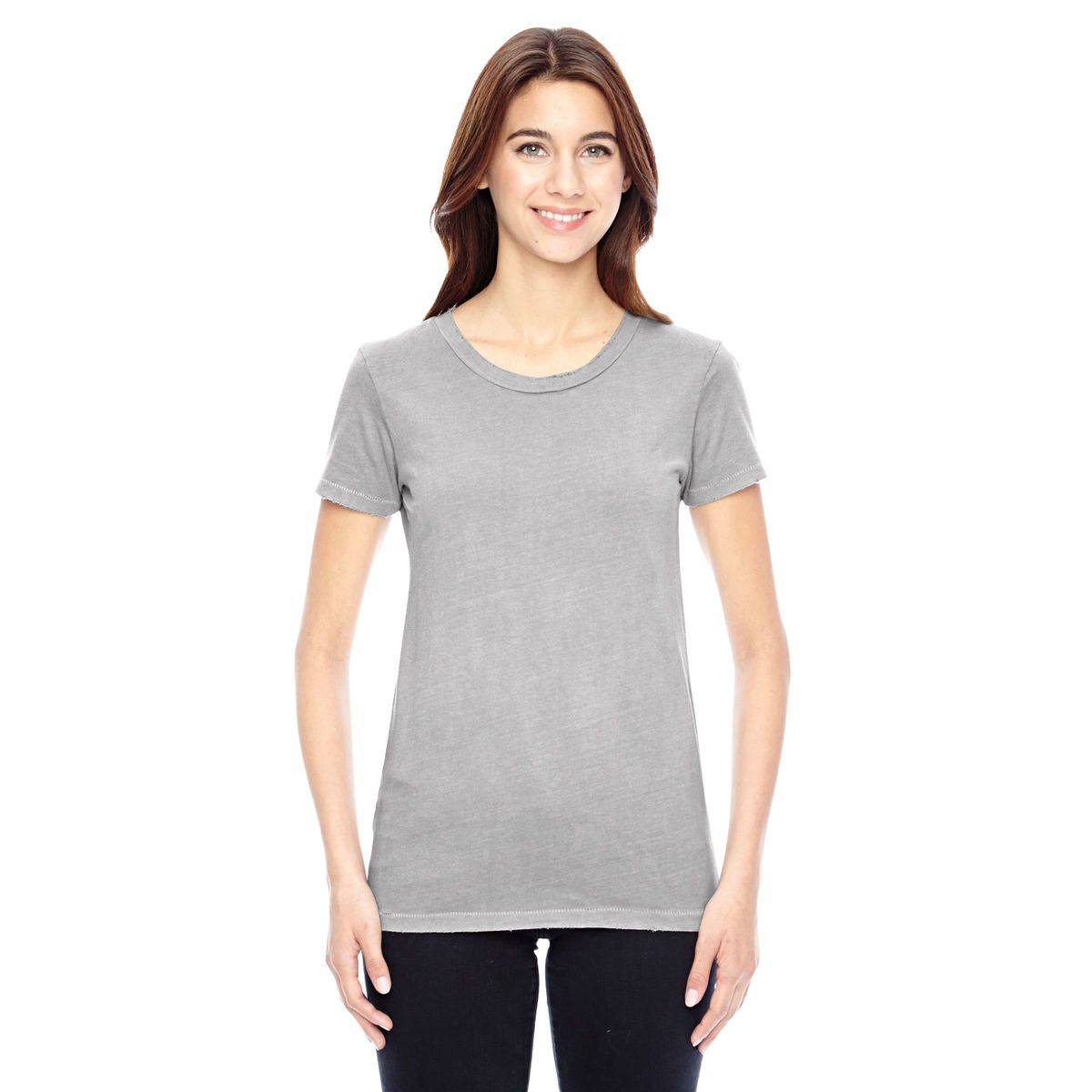 Promotional Ladies' vintage garment-dyed distressed t-shirt ...