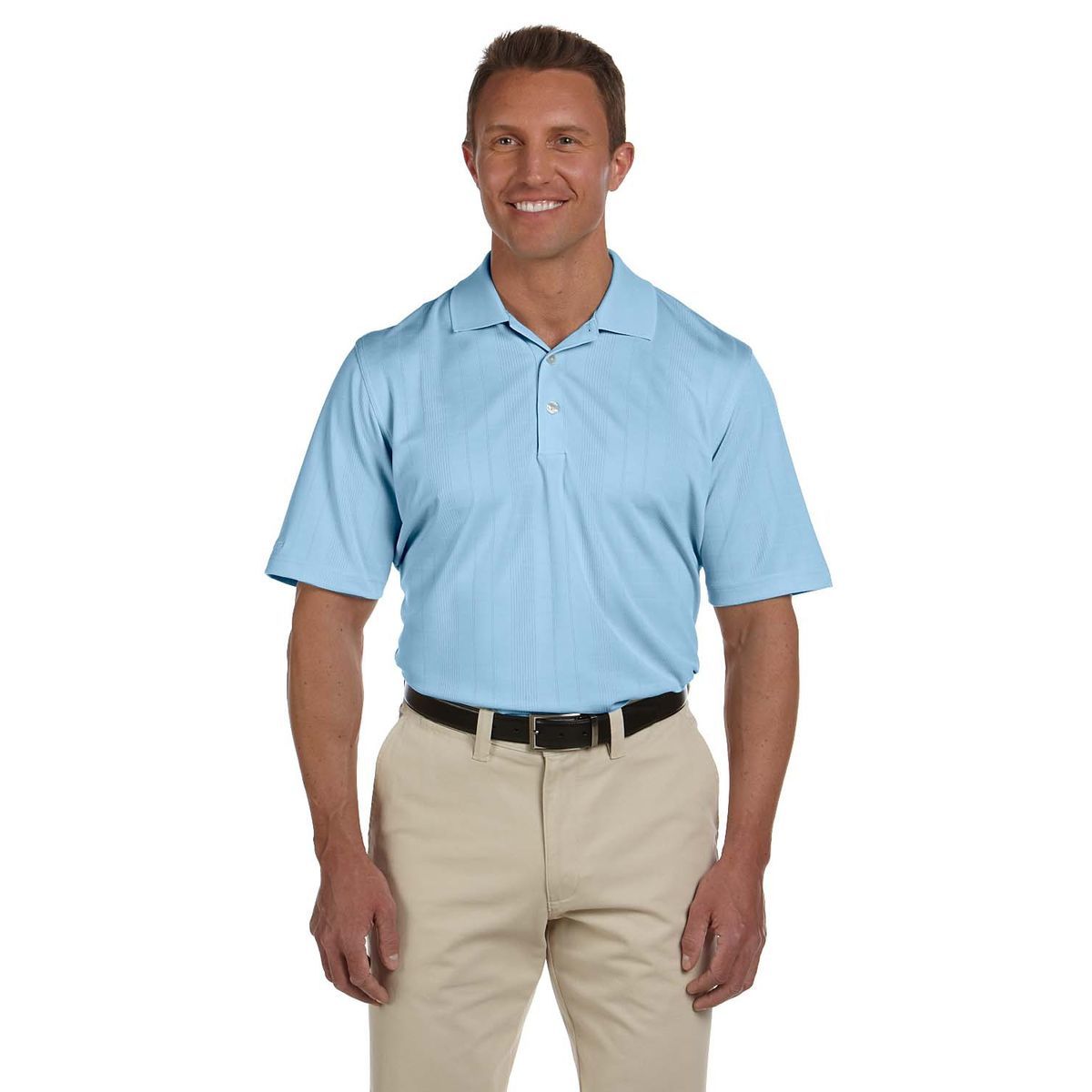 Promotional Men's performance texture polo Personalized With Your ...