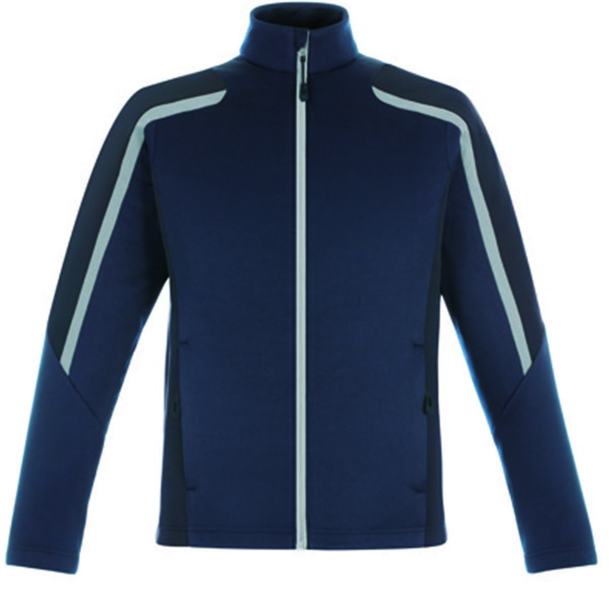 Promotional Men's strike colorblock fleece jacket Personalized With ...