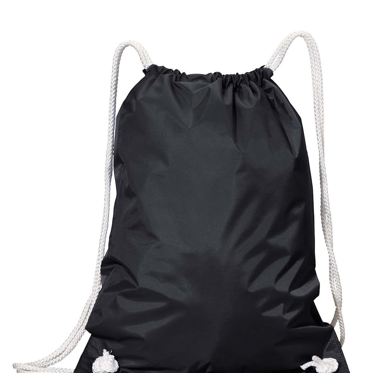 Promotional White drawstring backpack Personalized With Your Custom Logo