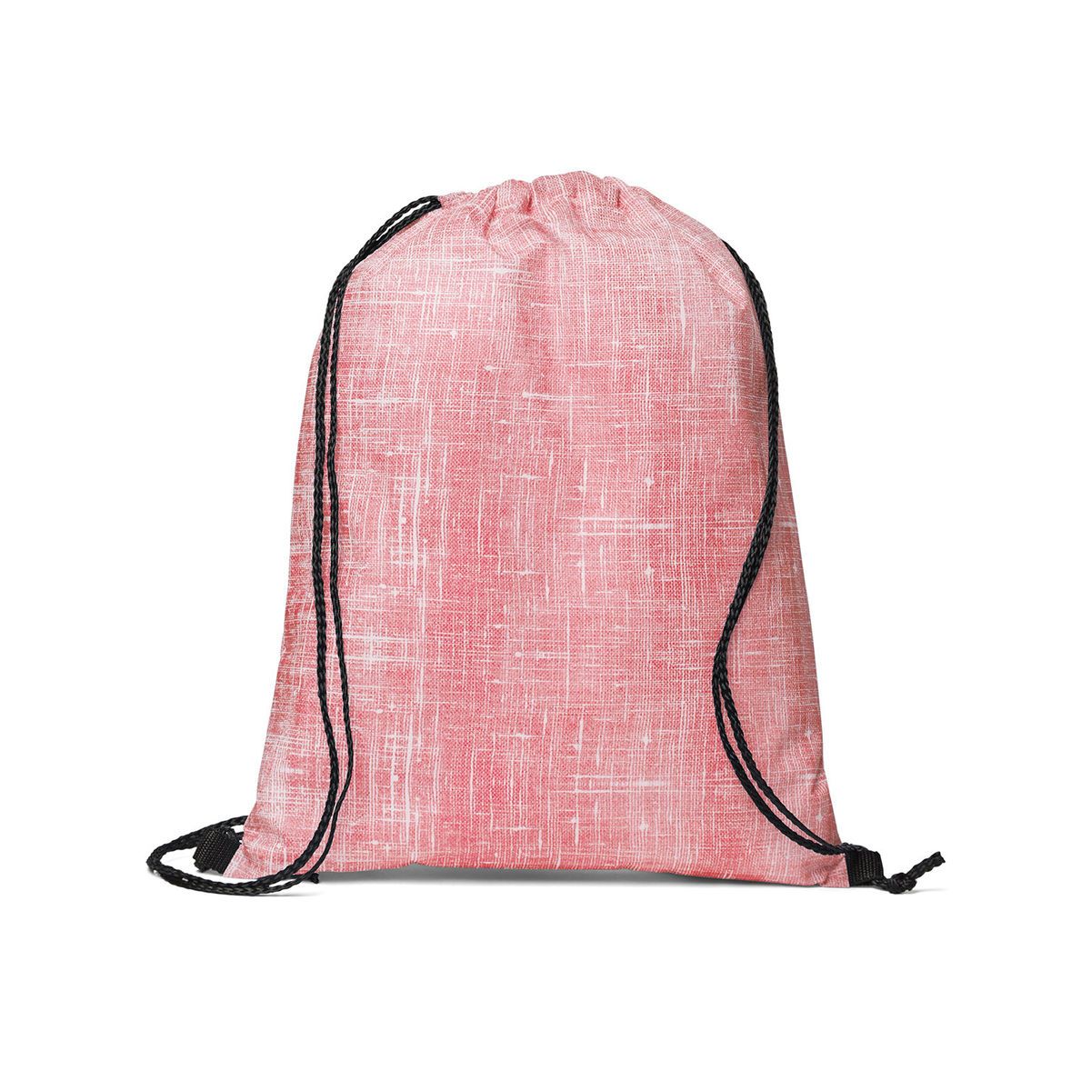 Denim pattern non-woven drawstring backpack | Corporate Specialties