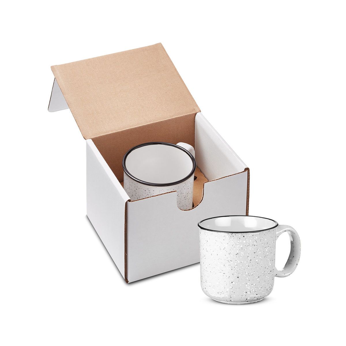 15oz Campfire Ceramic Mug In Mailer Brandextenders