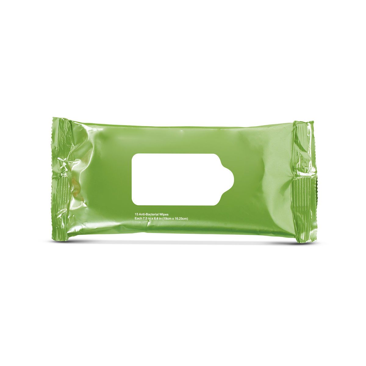 Promotional Antibacterial wet wipes in pouch 15 pc Personalized With ...