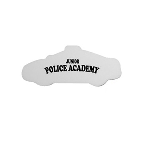 Promotional Die cut eraser - police car Personalized With Your Custom Logo