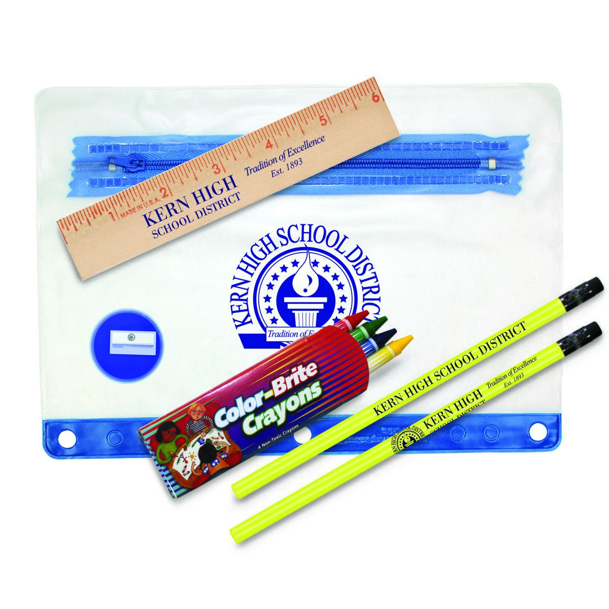 Clear Translucent School Kit | Corporate Specialties