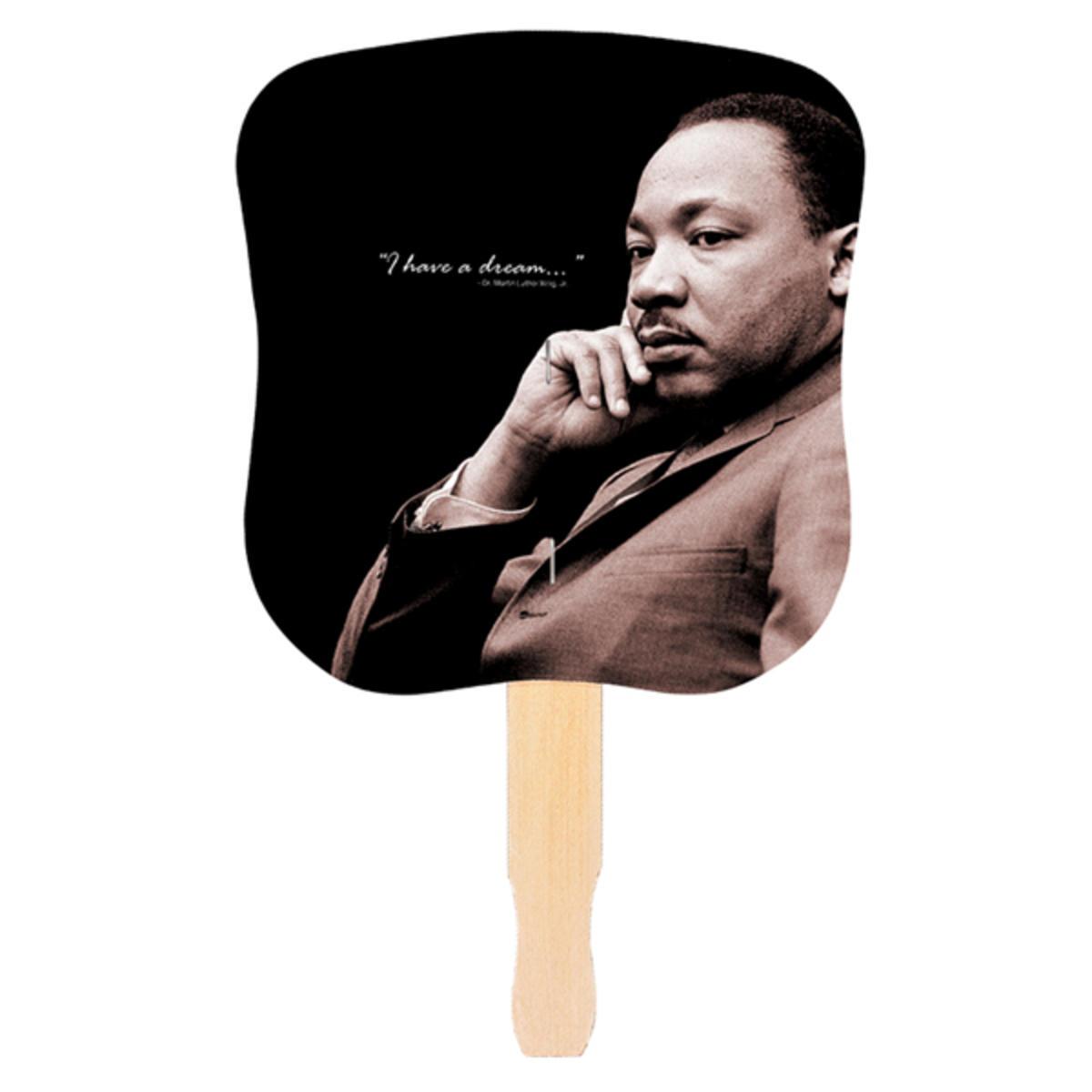 Promotional Stock design hand fan-dr. martin luther king, jr ...