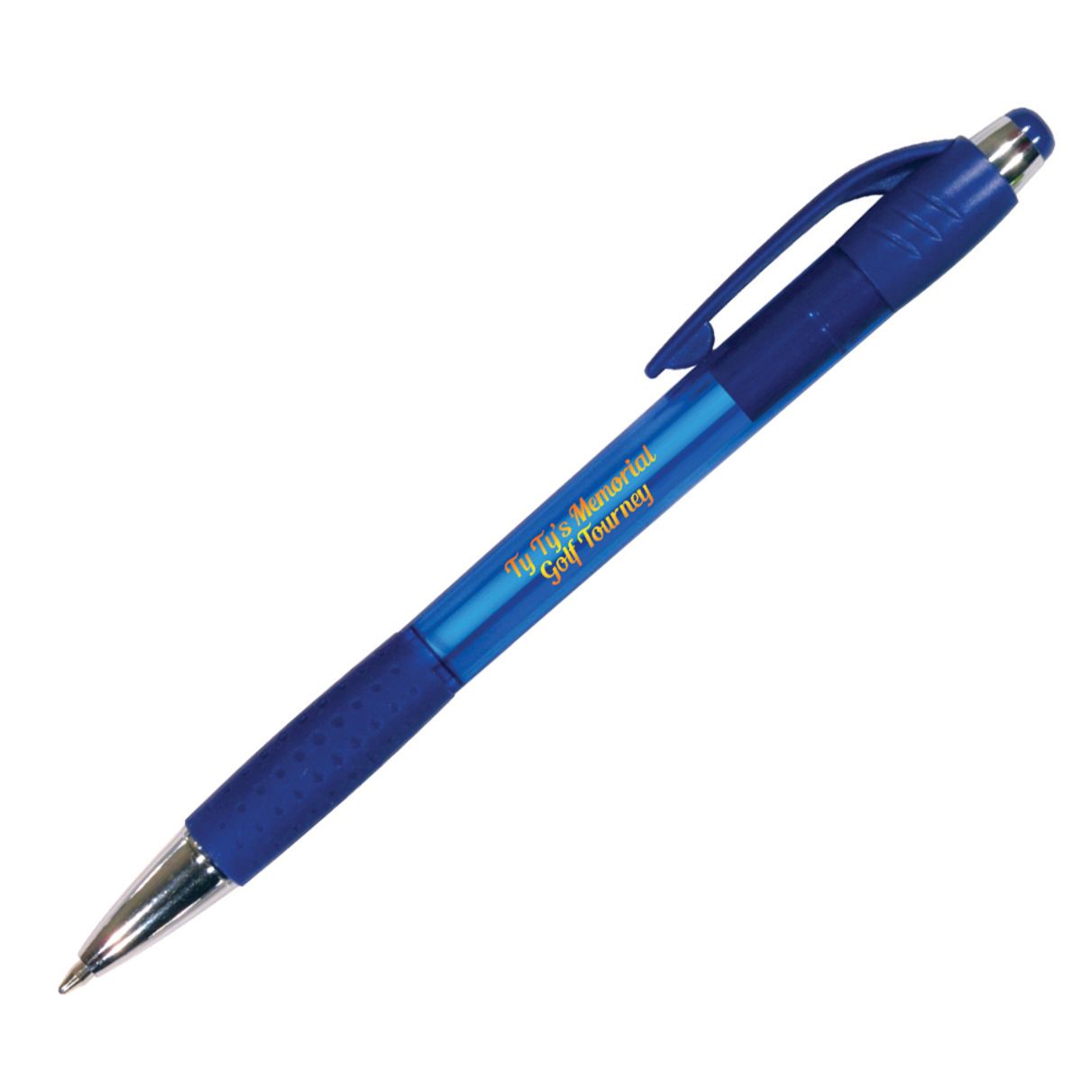 Mardi gras grip pen, full color digital | Corporate Specialties
