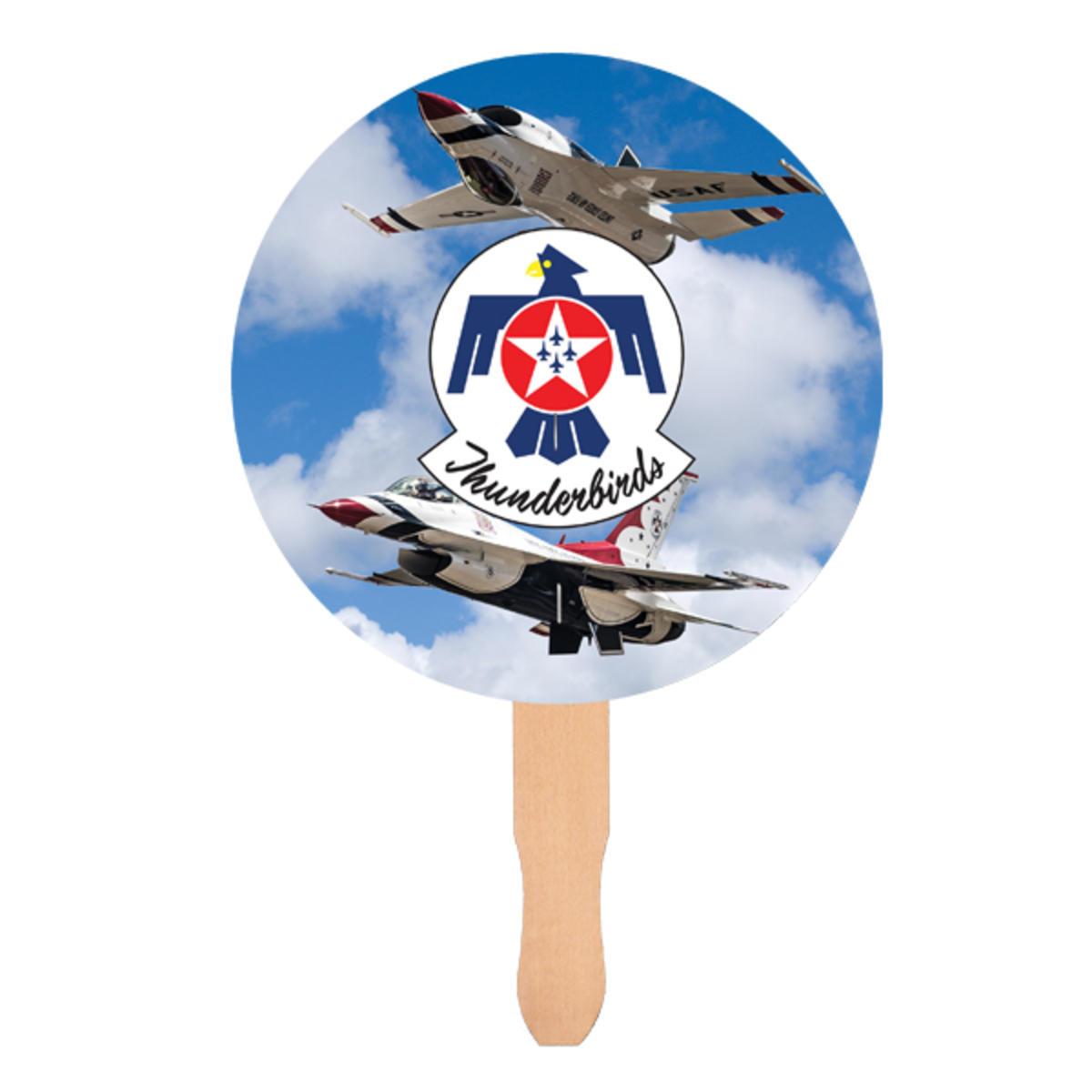Promotional Circle shape hand fan, full color digital Personalized With ...