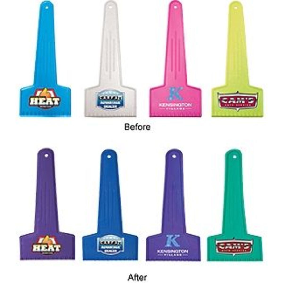 Large mood ice scraper, full color digital | Corporate Specialties