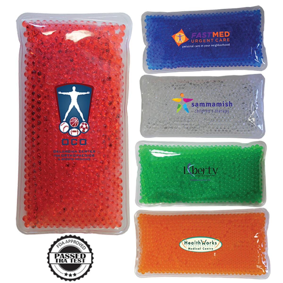 Rectangle gel bead hotcold pack, full color digital | Corporate Specialties
