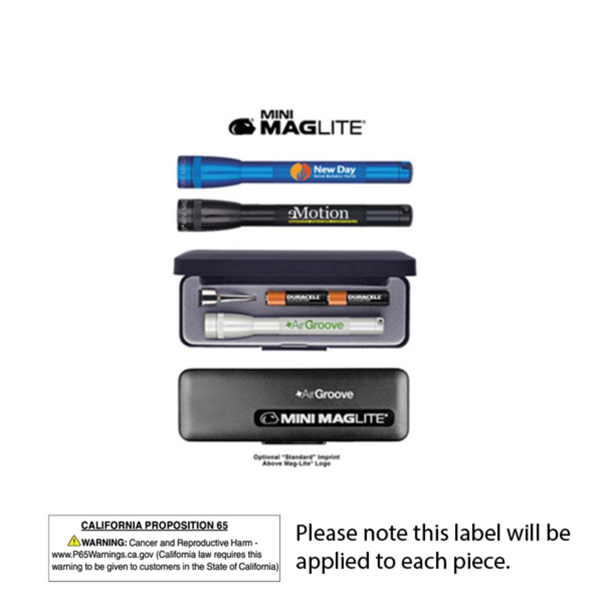 Promotional M3a mini mag-lite 2aaa, full color digital Personalized ...
