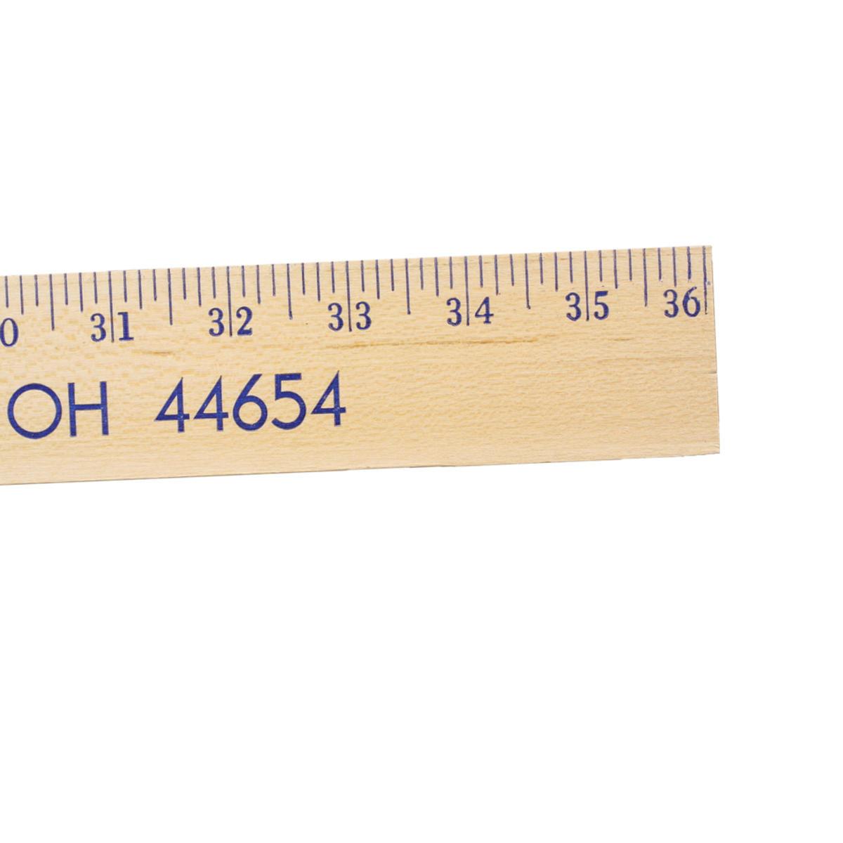 Extra strength yardsticks - natural finish | Corporate Specialties
