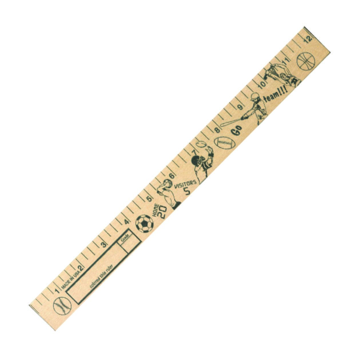 Colored Wooden Rulers