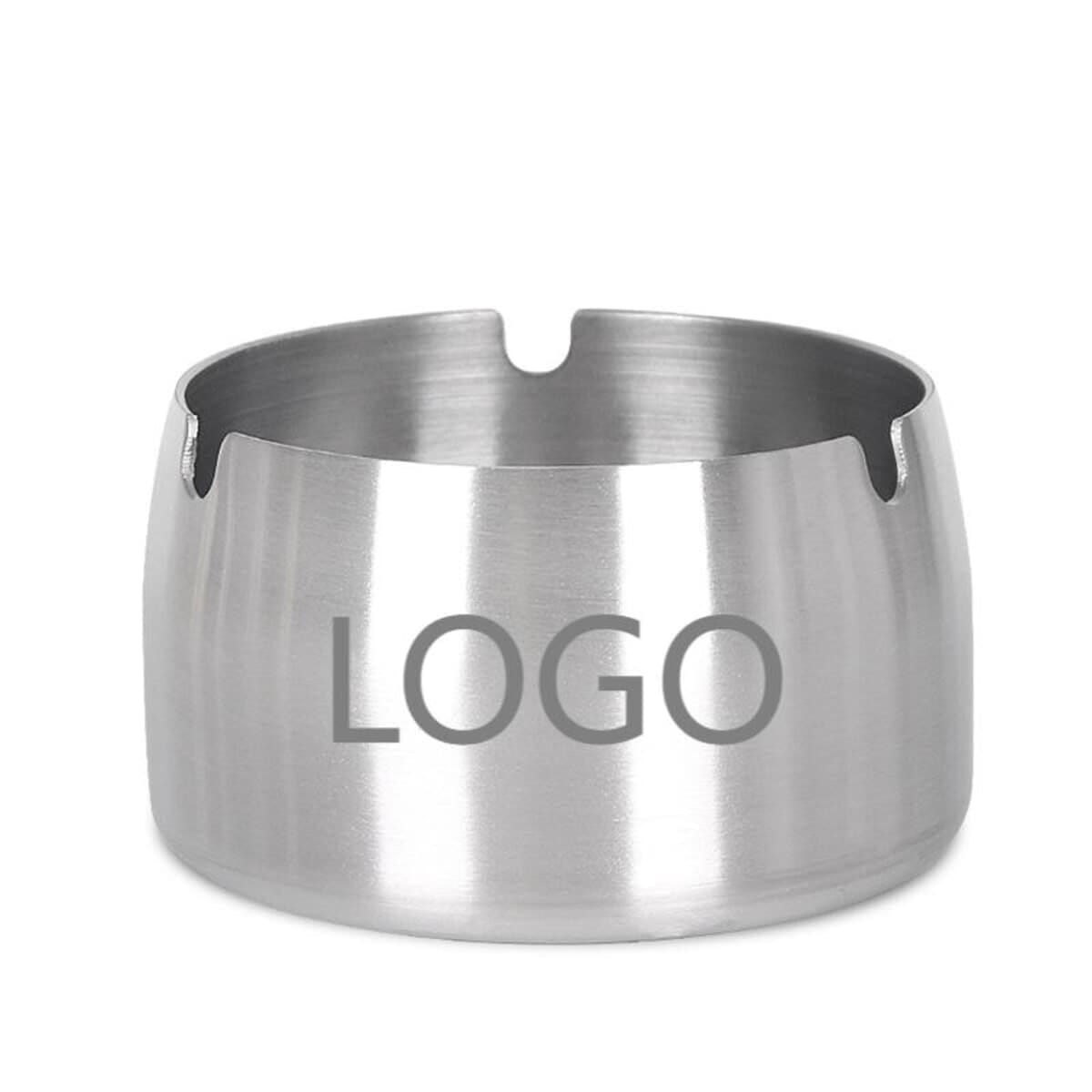 Custom Logo 304 Stainless Steel Ashtray | Corporate Specialties