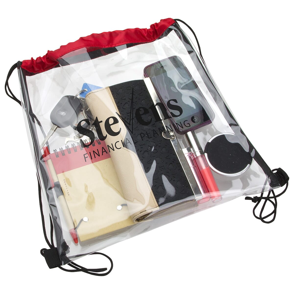 Clear Vinyl Bag with Drawstring | Corporate Specialties