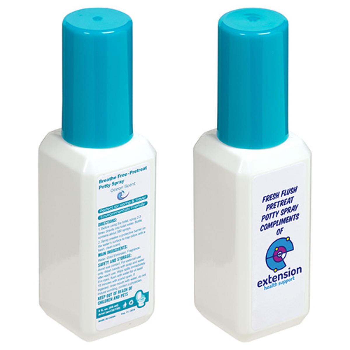 Promotional Fresh Flush Pretreat Potty Spray Personalized With Your Custom Logo