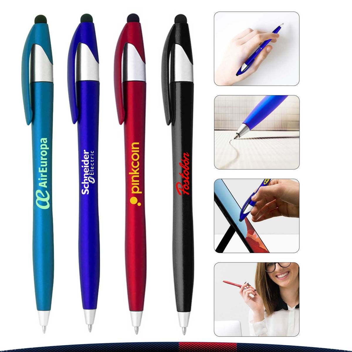 Aisa matte twist barrel stylus pens | Order Swag