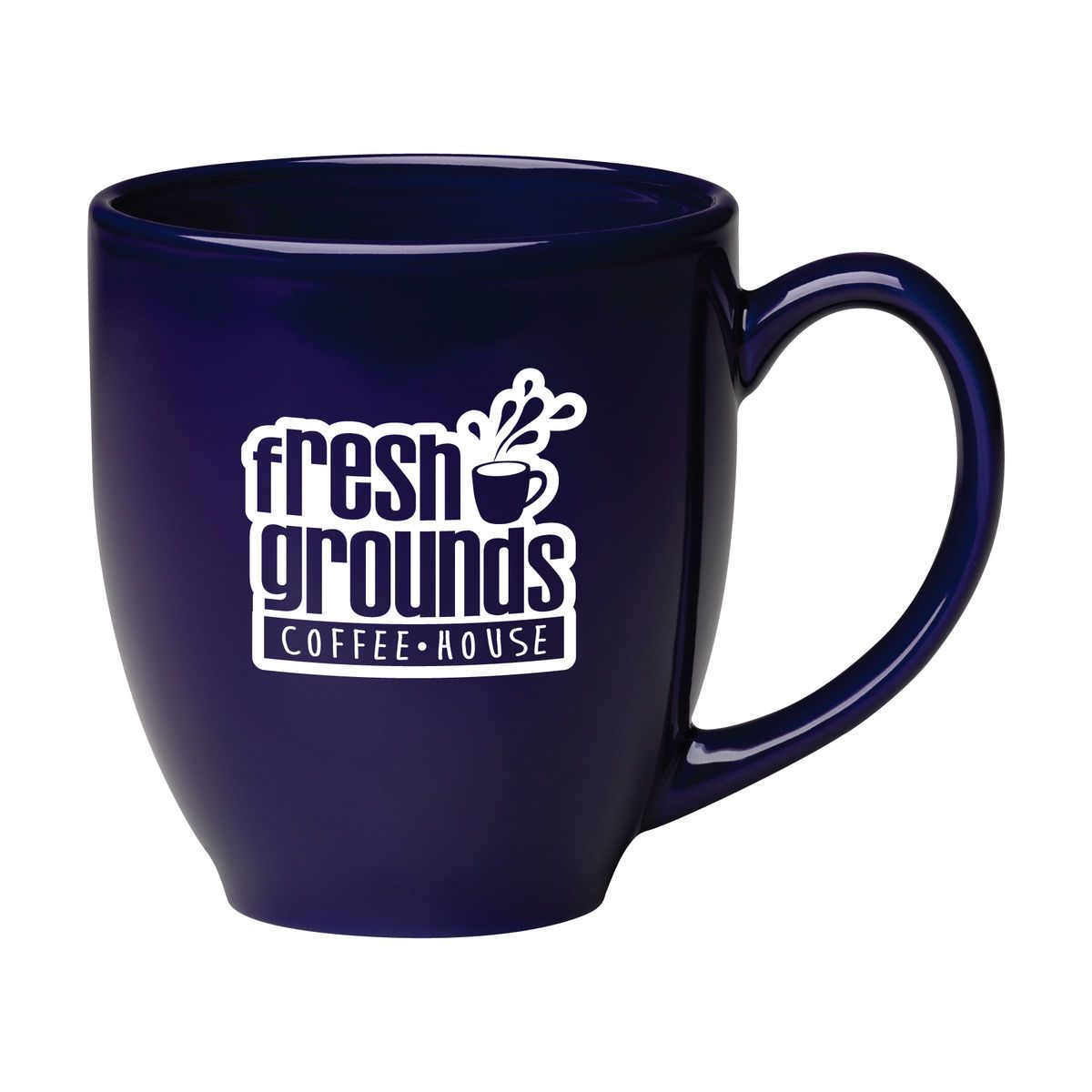 16 oz. cobalt blue bistro mug | Corporate Specialties