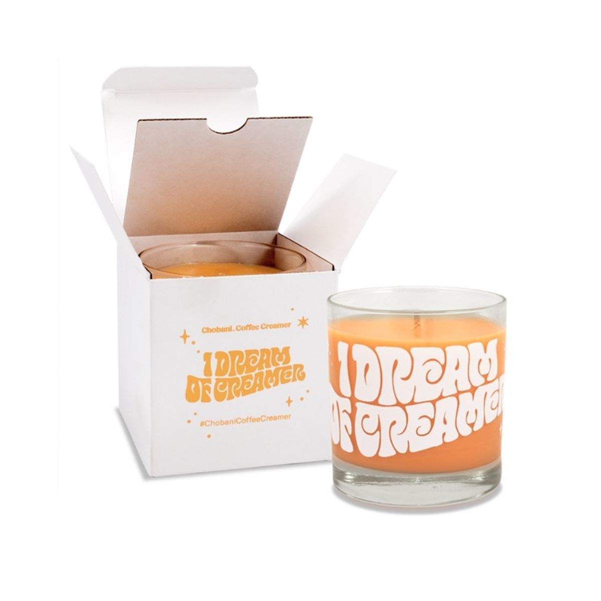Promotional 11 oz. clear candle with gift box Personalized With Your ...