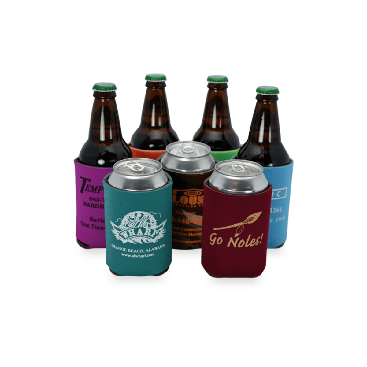 Custom Can Cooler Personalized With Your Logo | 250 min. qty.