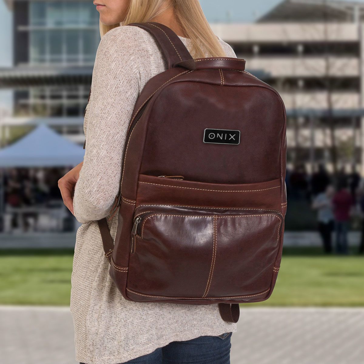 Promotional Kannah canyon leather backpack Personalized With Your ...