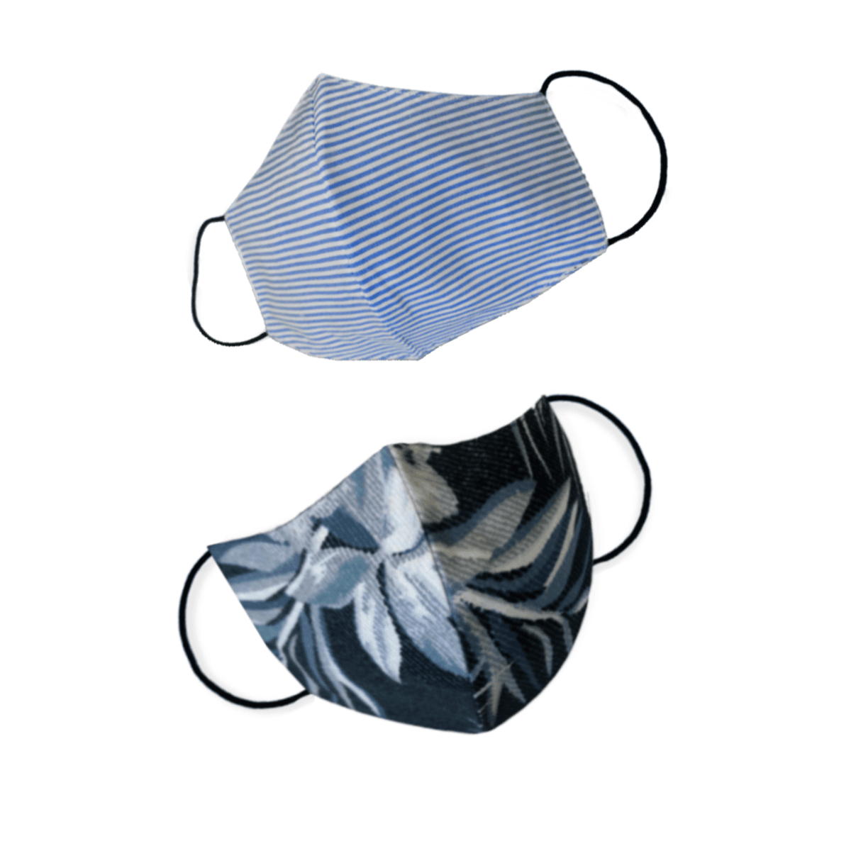 Indigo BreezeStripe Reversible Face Mask - 12pc Pack | Order Swag