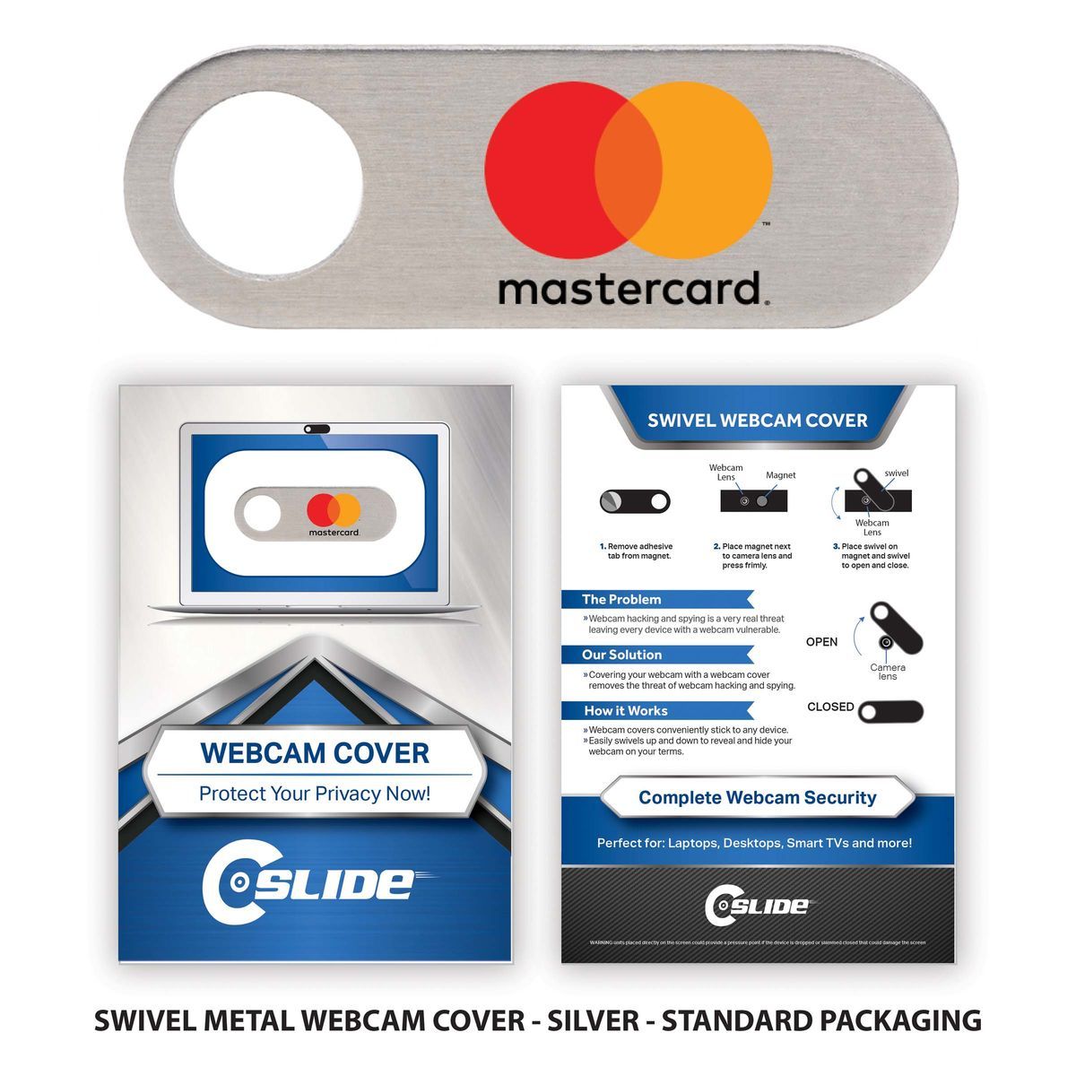 Metal webcam cover swivel | Order Swag