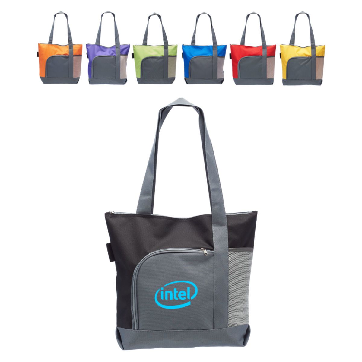 Promotional Union printed - the go getter two-tone tote bags ...