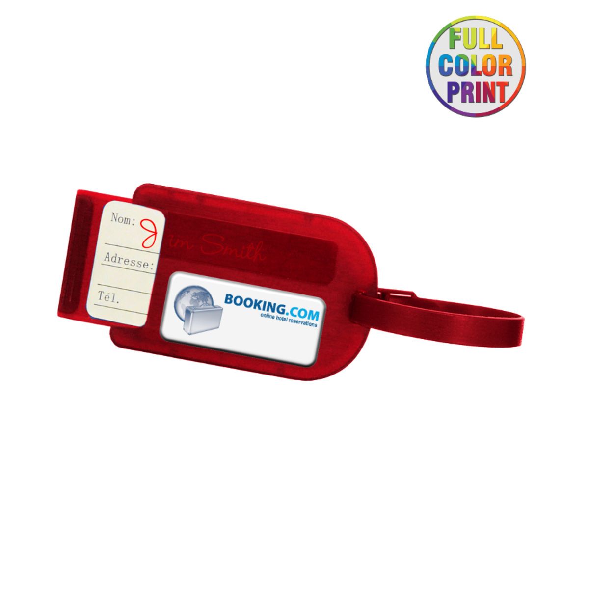 Full Color "Slide In" Luggage Tag | Order Swag