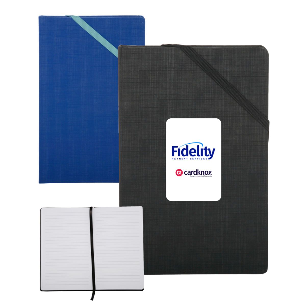 Union printed - hardcover journals with corner band - full color logo ...