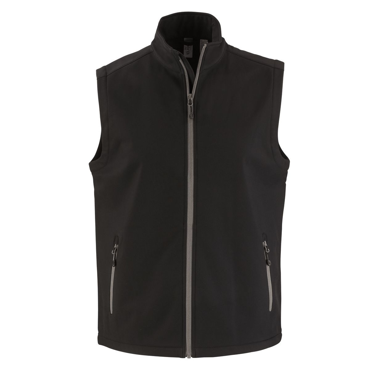 Custom Clique Tempo Stretch Full Zip Mens Softshell Vest Brand Merch ...