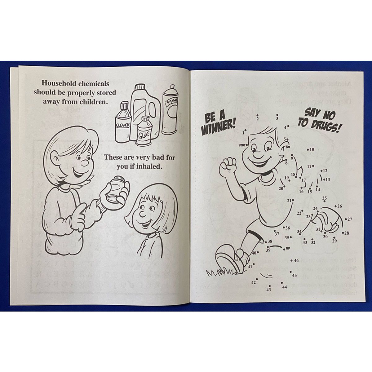 Promotional Coloring book - stay drug free coloring activity book ...