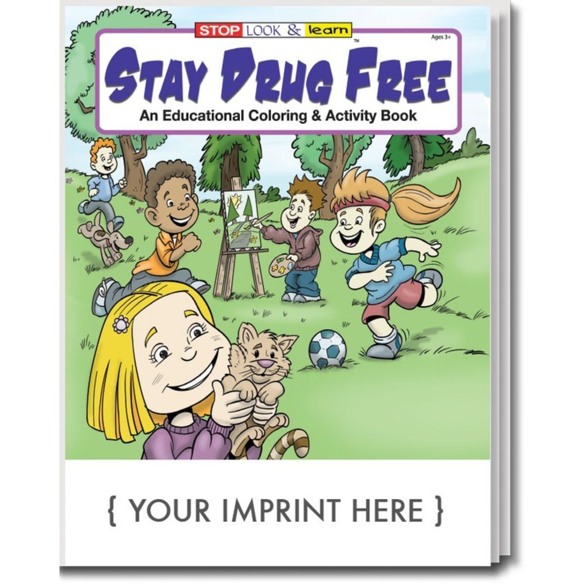 Promotional Coloring book - stay drug free coloring activity book ...