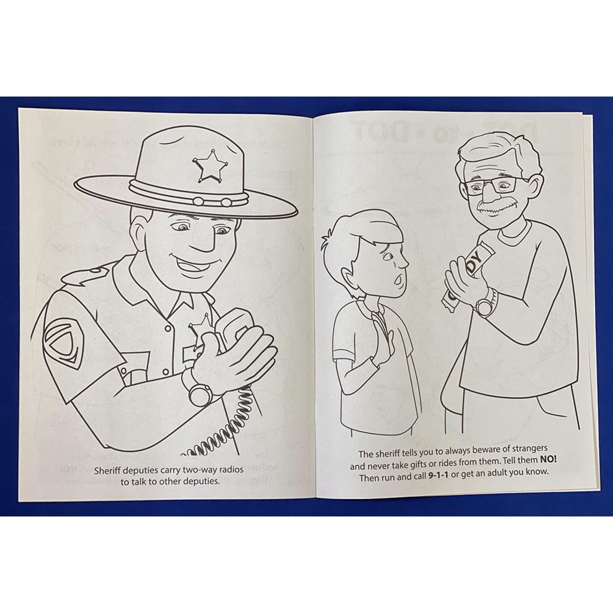 Custom Coloring book - your local sheriff coloring activity book ...