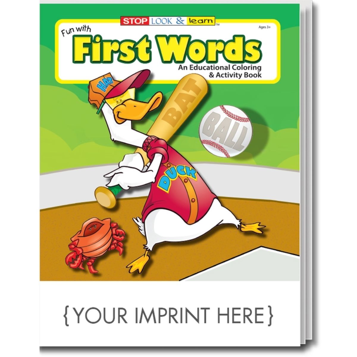 Coloring book - fun with first words coloring activity book | Corporate ...