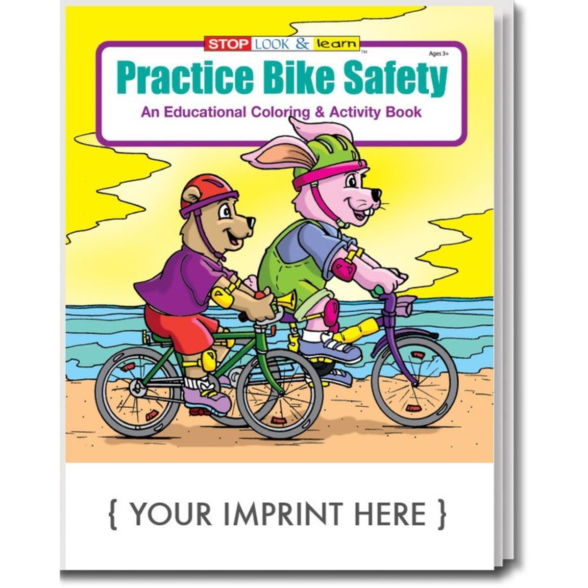 Coloring book - practice bike safety coloring activity book | Corporate ...