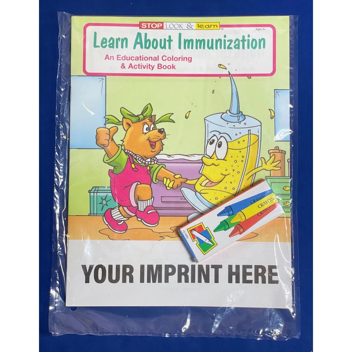 COLORING SET - Learn About Immunization Coloring Book Fun Pack ...