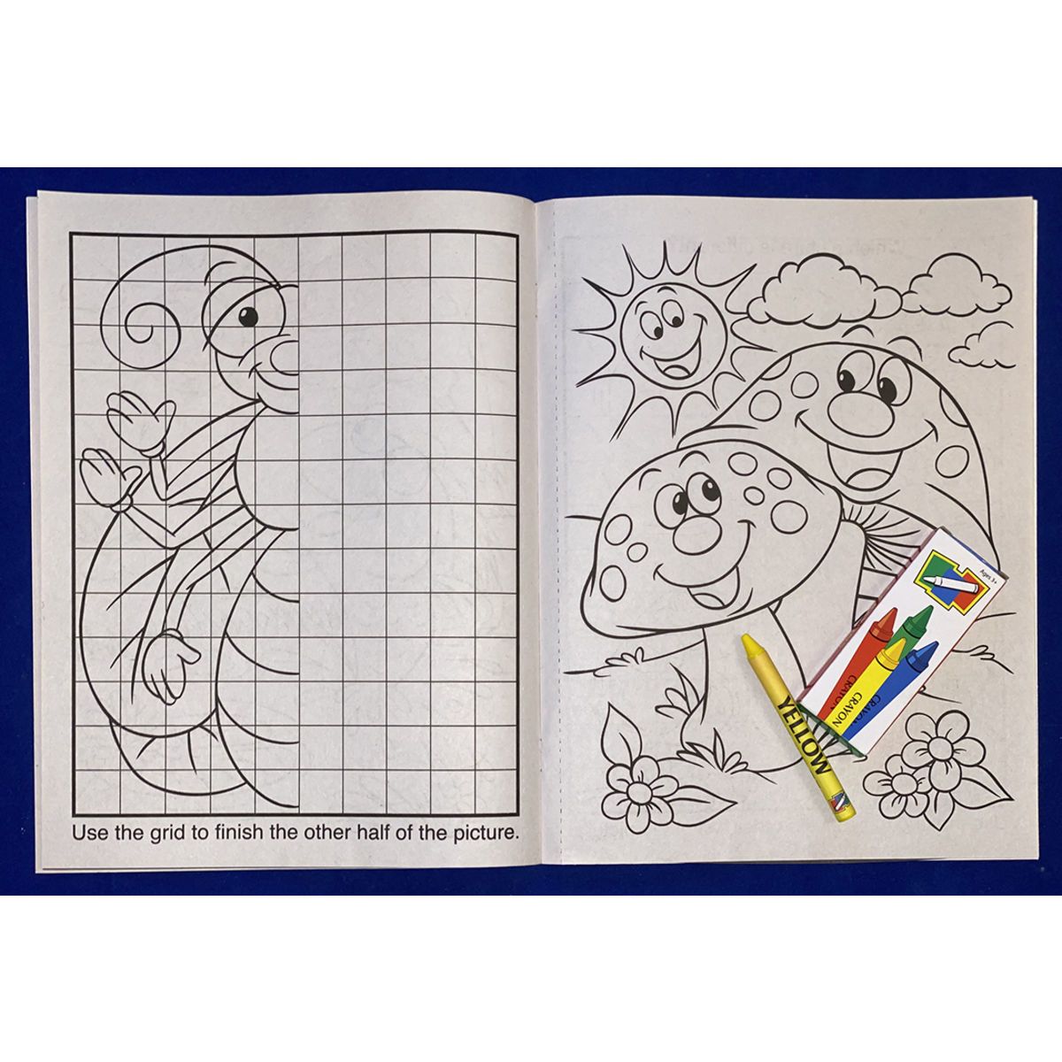 Promotional Coloring set - springtime friends coloring book fun pack ...