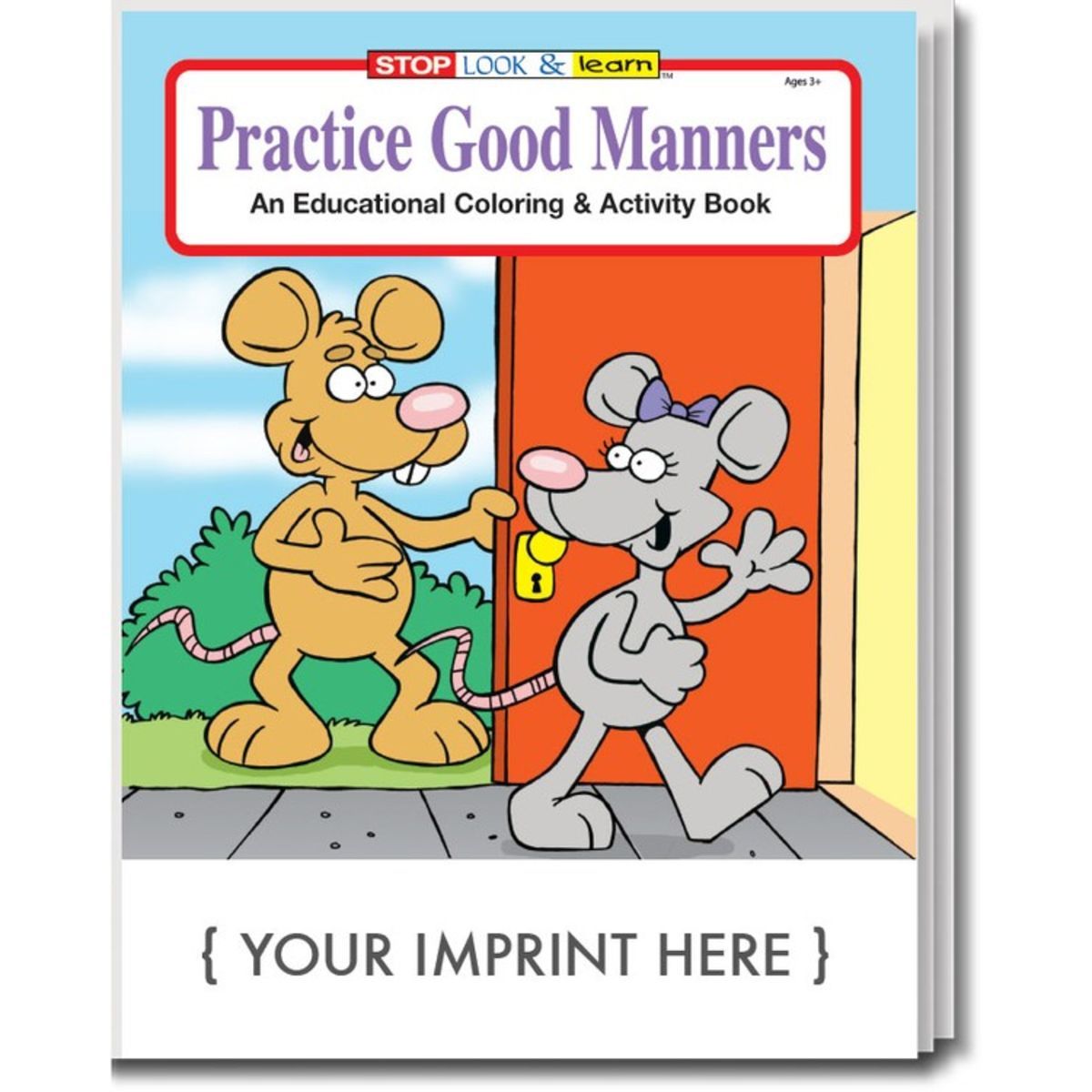 Custom Coloring book - practice good manners coloring activity book ...