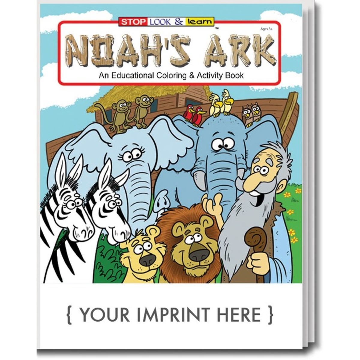 Promotional Coloring book - noah's ark coloring activity book ...