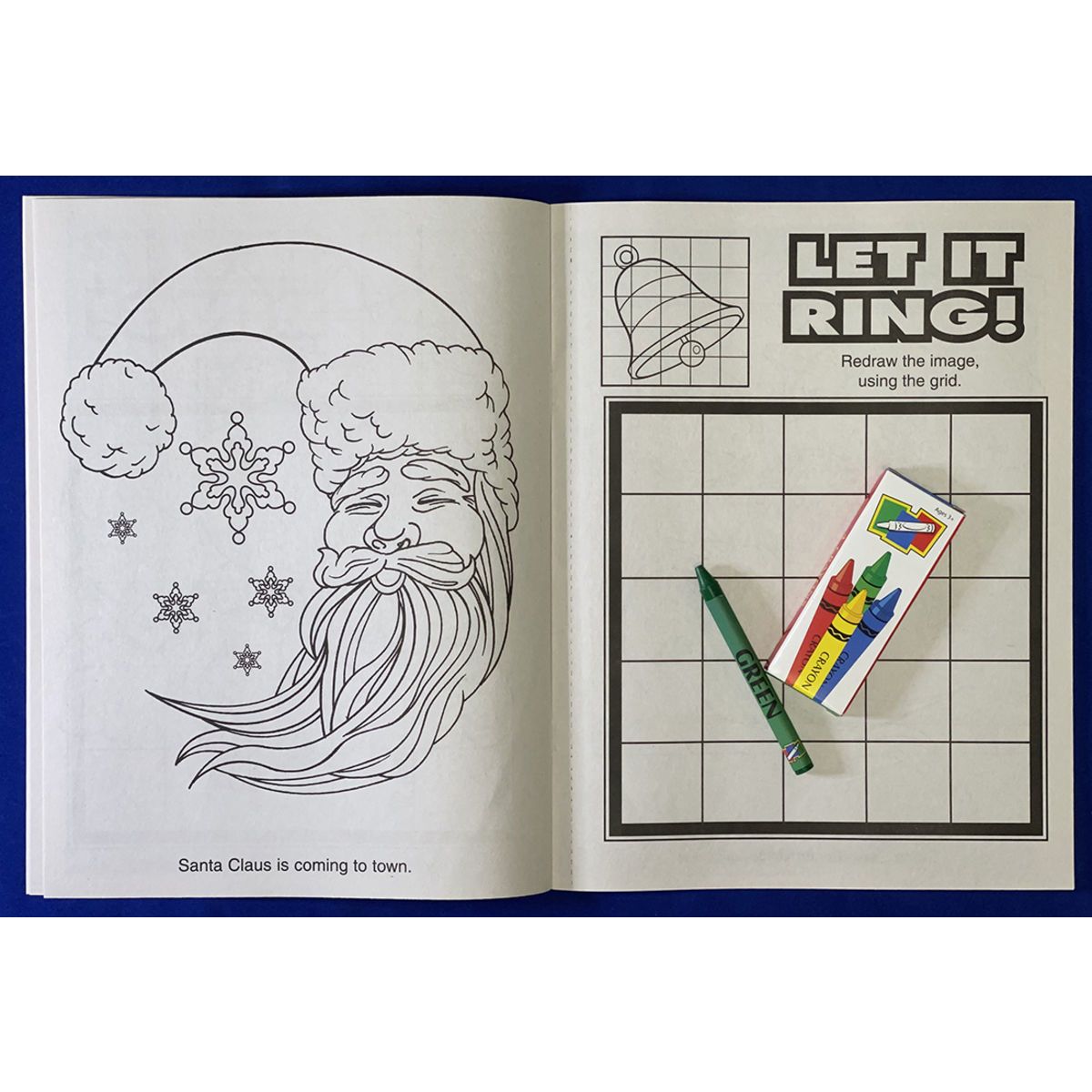 Promotional Coloring set - merry christmas coloring book fun pack Personalized With Your Custom Logo