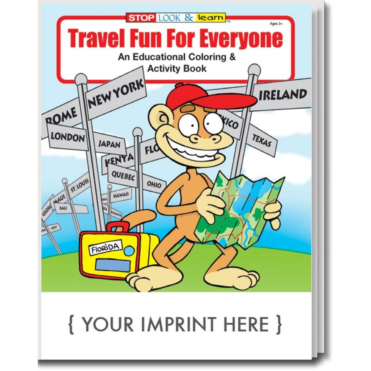 Promotional Coloring book - travel fun for everyone coloring activity ...