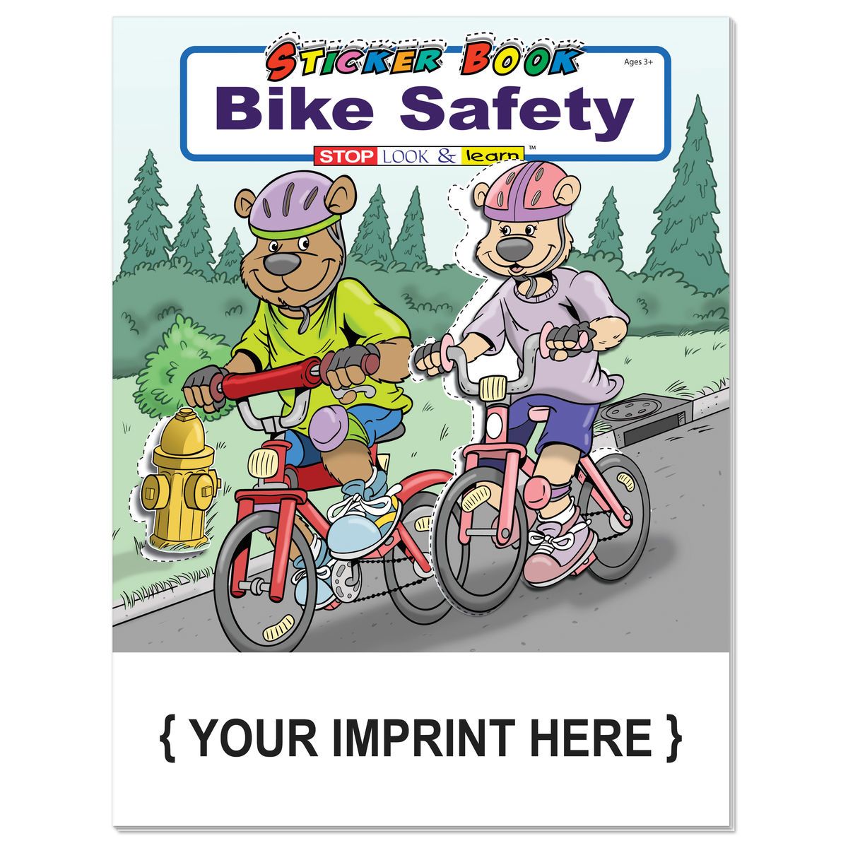 Sticker book - bike safety sticker book | Order Swag