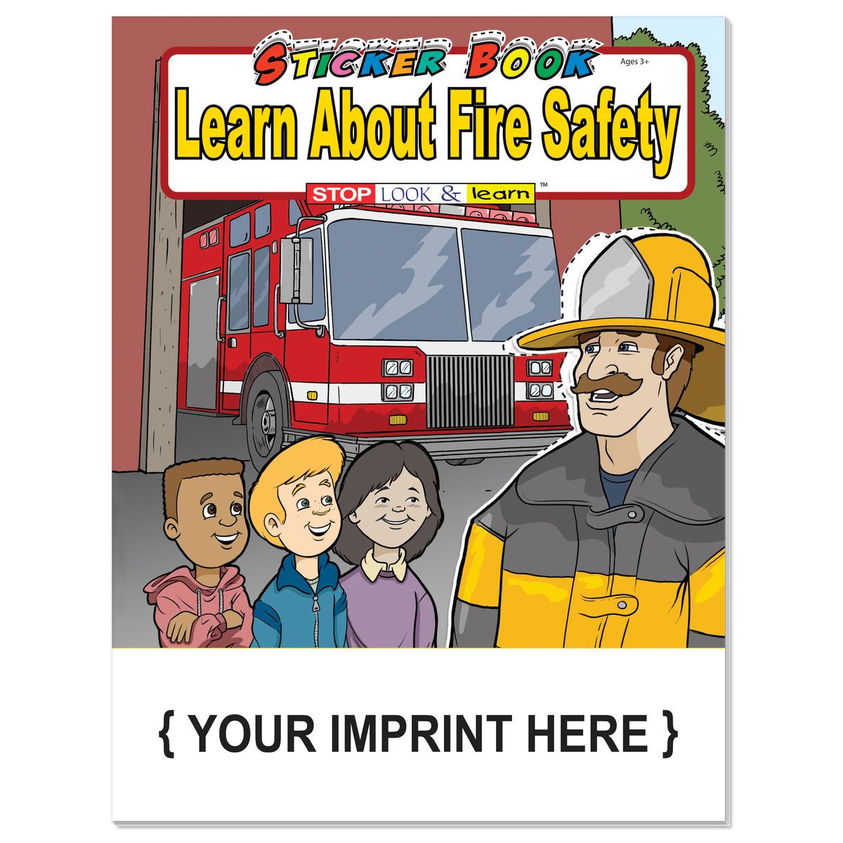 Sticker book - learn about fire safety sticker book | Corporate Specialties