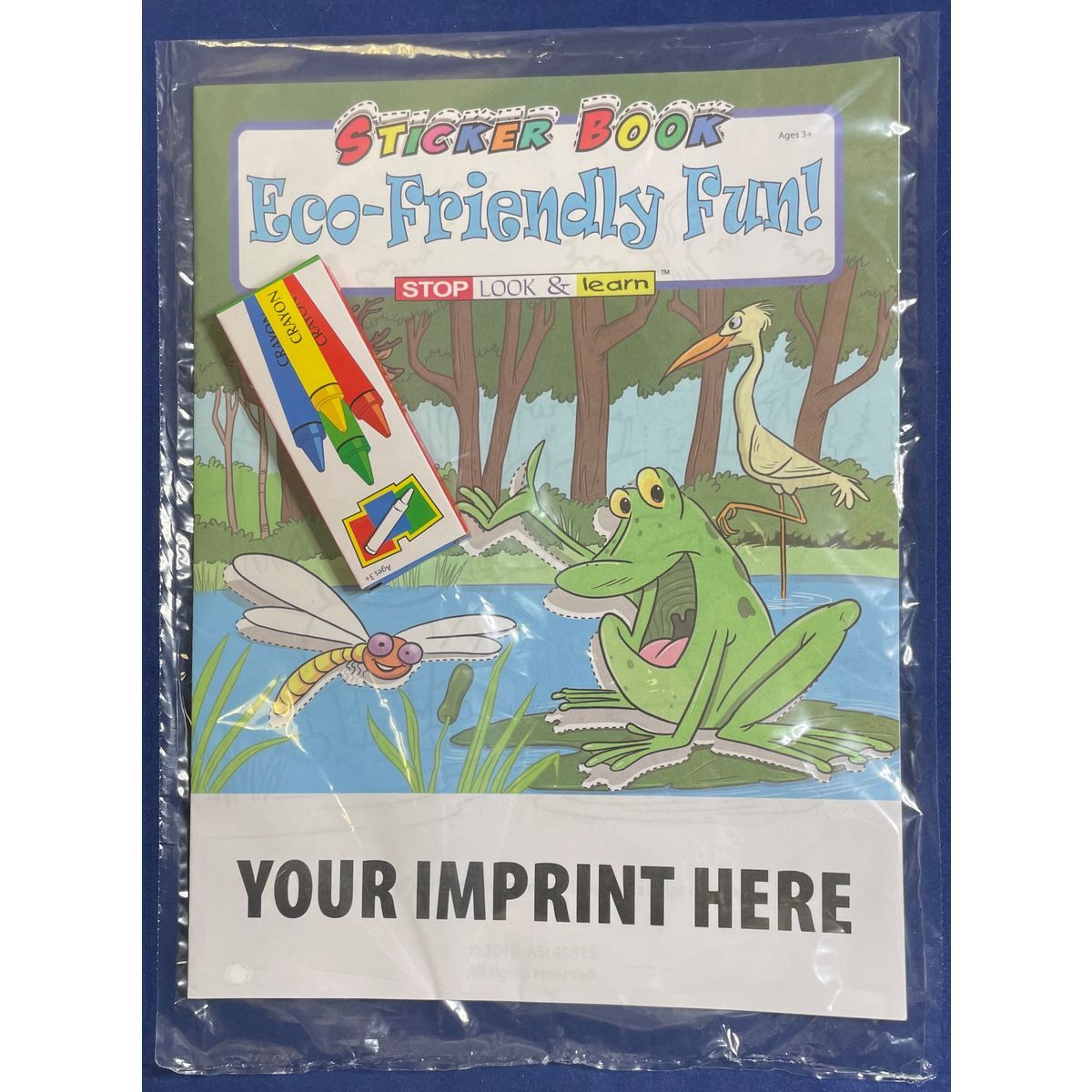 Sticker book set - eco-friendly fun! sticker book fun pack | Order Swag