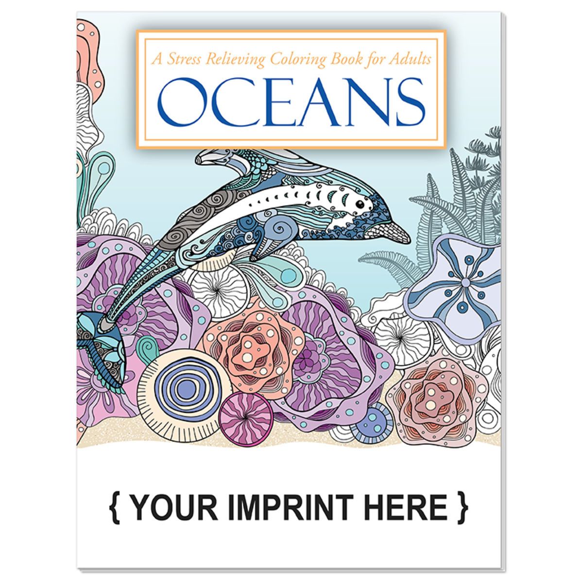 Custom Adult coloring book - oceans stress relieving coloring book for ...