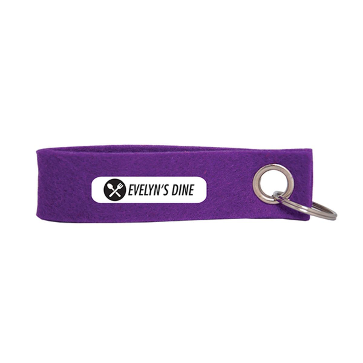 Promotional Felt key strap Personalized With Your Custom Logo