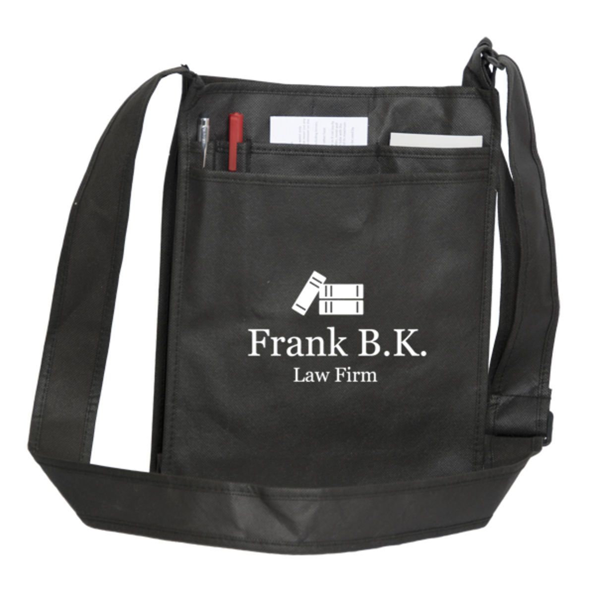 Chelsea racer non woven messenger bag | Corporate Specialties