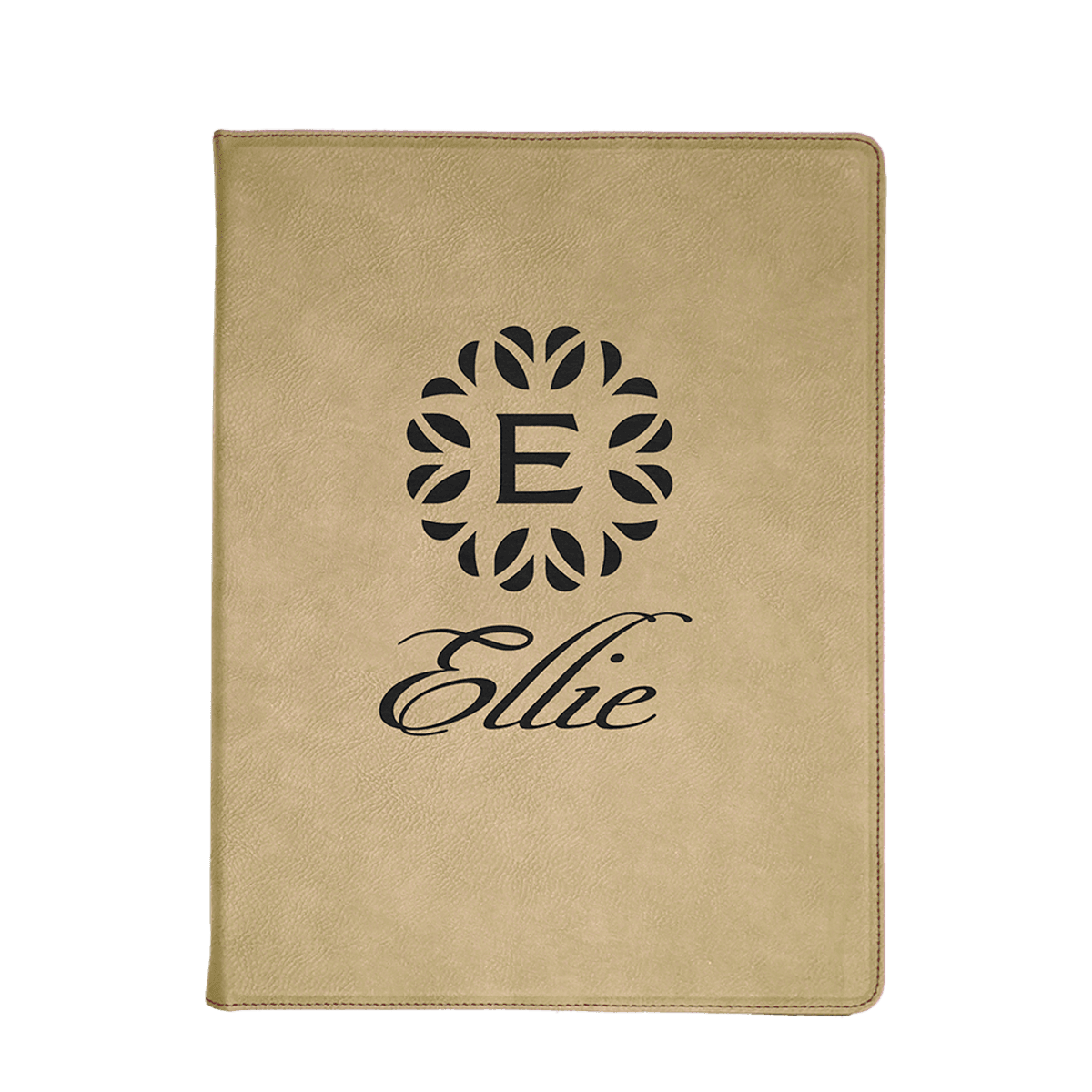Promotional 9 12 x 12 laserable leatherette portfolio with notepad ...