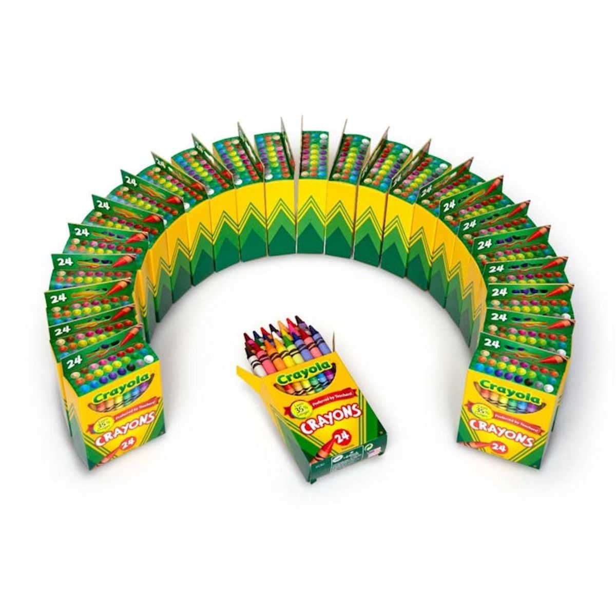 Promotional Crayola crayons - original colors 24 box Personalized With ...